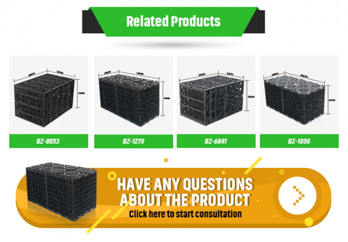 Rainwater Harvesting Modules Geocellular Soakaway Tank for Shallow ...