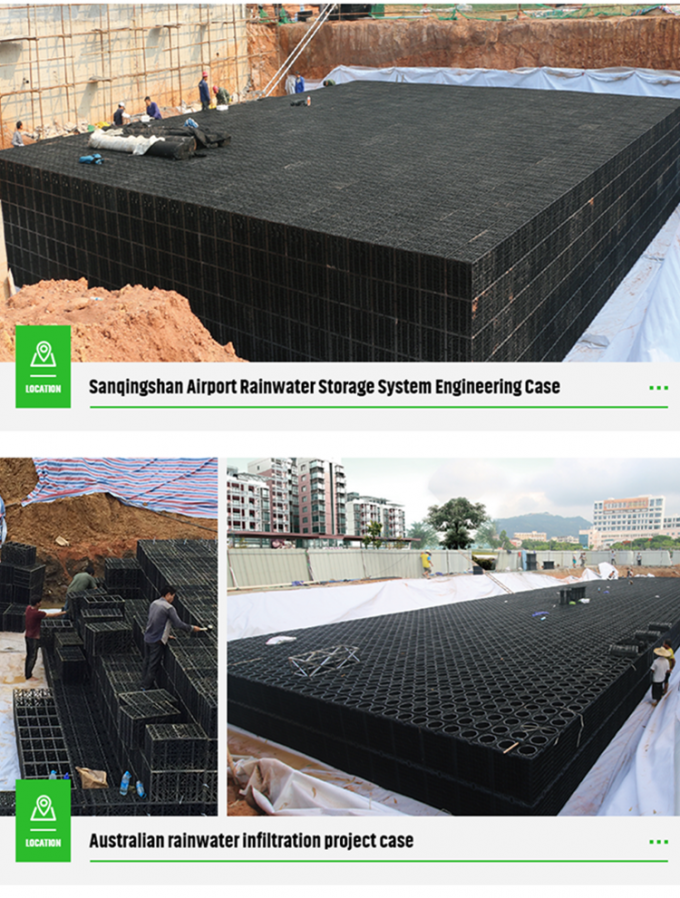 Underground Rainwater Infiltration Harvest Storage Tanks for Stormwater ...