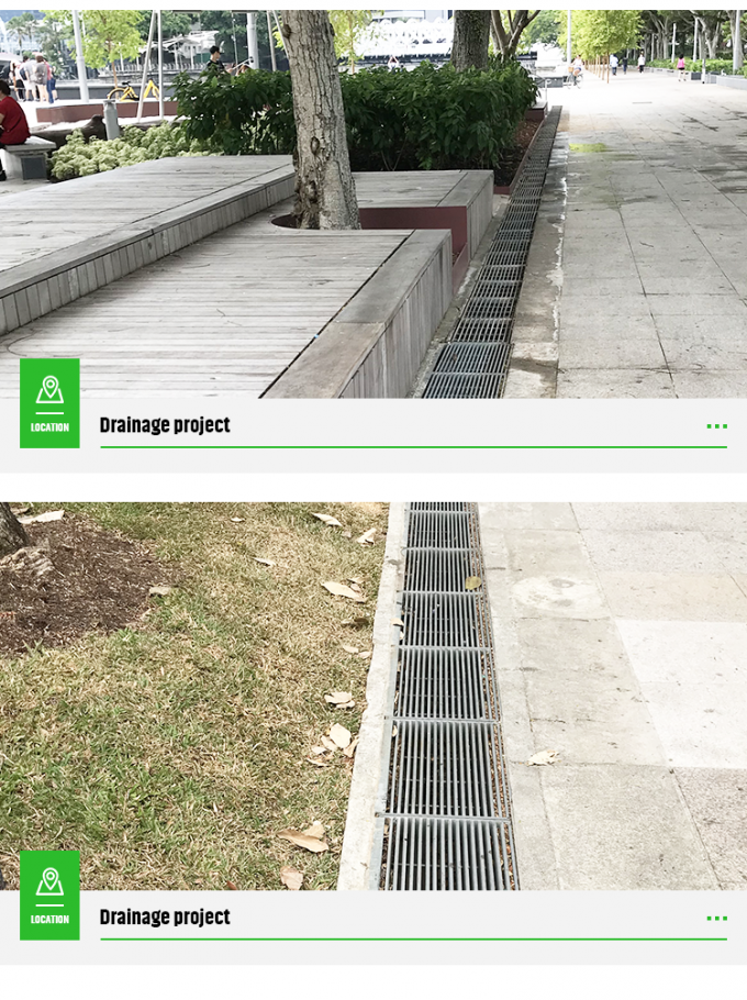 Car Wash Floor Water Drainage Stainless Steel Grating with Custom ...